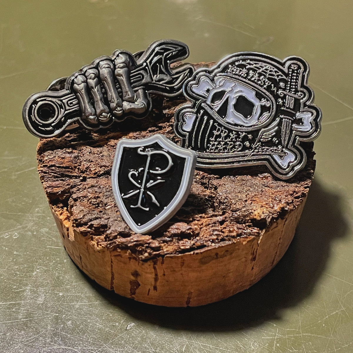 Lapel Pins – Ride Fast Pray Hard